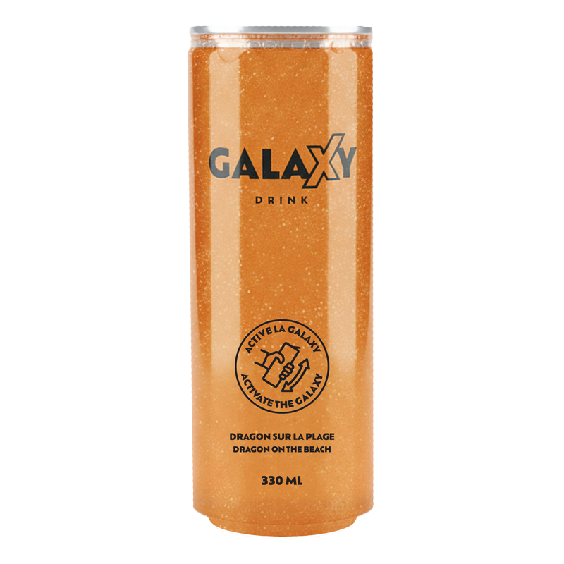 Galaxy Drink - Orange - Dragon sur la plage – Viral Beverages